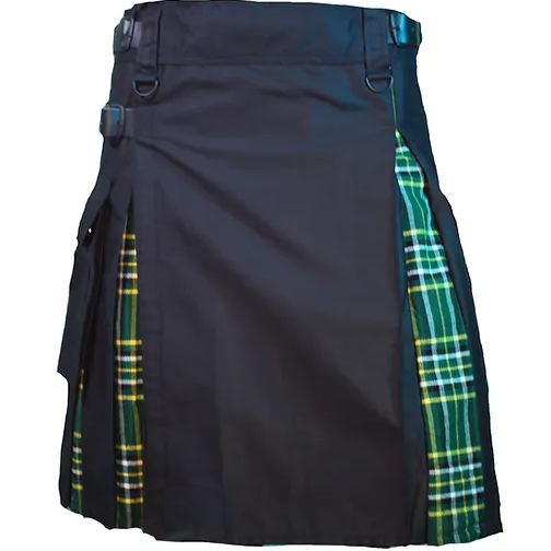 Hybrid Kilt with Irish National in the Pleats – Affordable Kilts