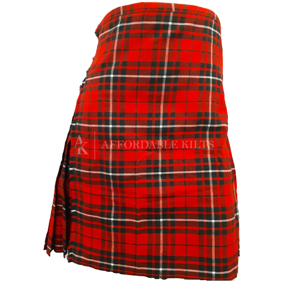 MacAuley Red Tartan Kilt | Over 100 Tartans | affordablekilts.com ...